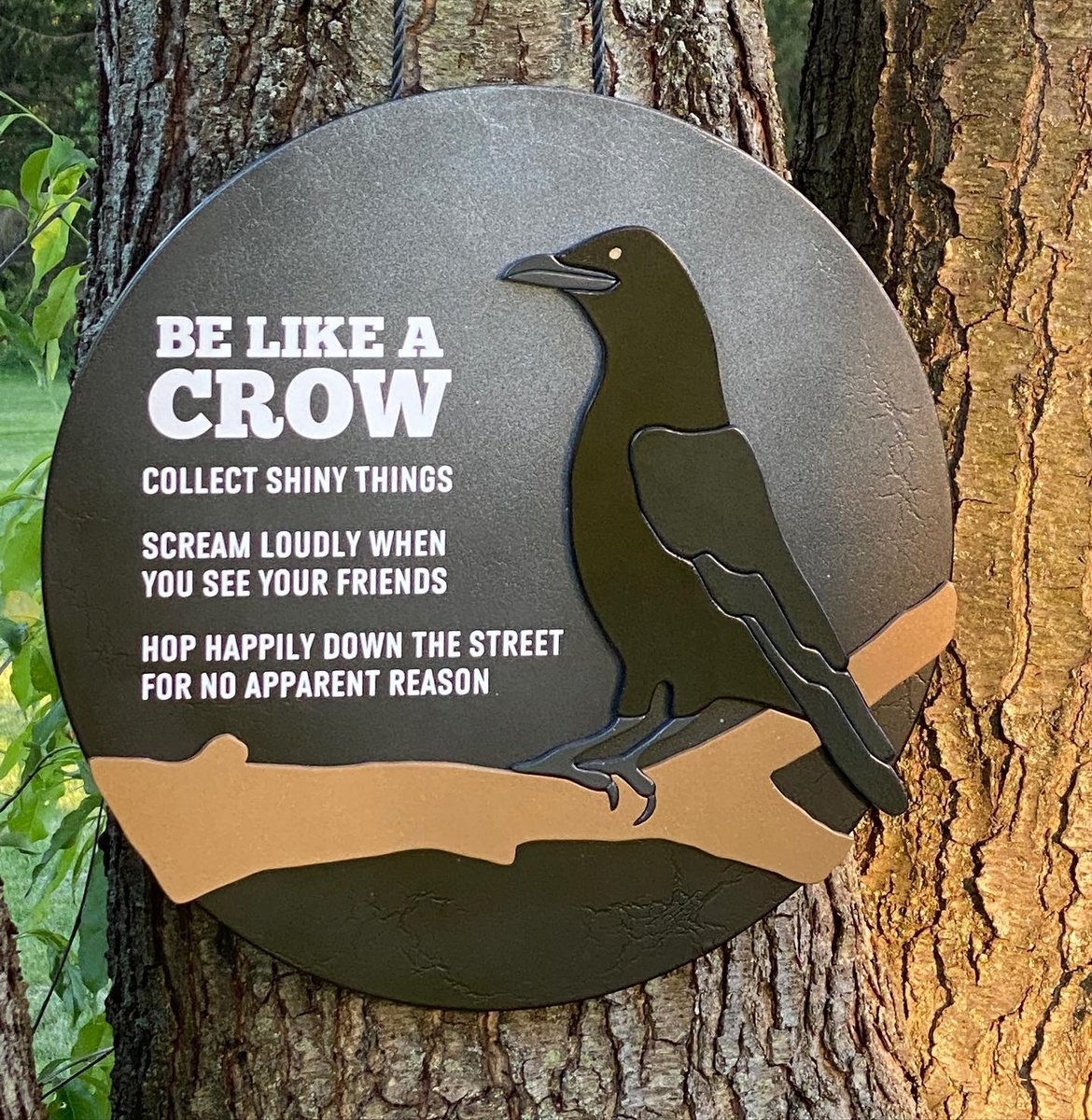 Scroll Saw Template - Crow Bird on Branch | M&T Woodworks