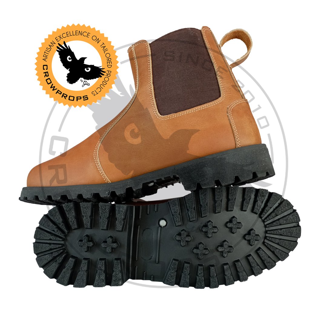 Shore Orca Brown Short Boots | CROWPROPS