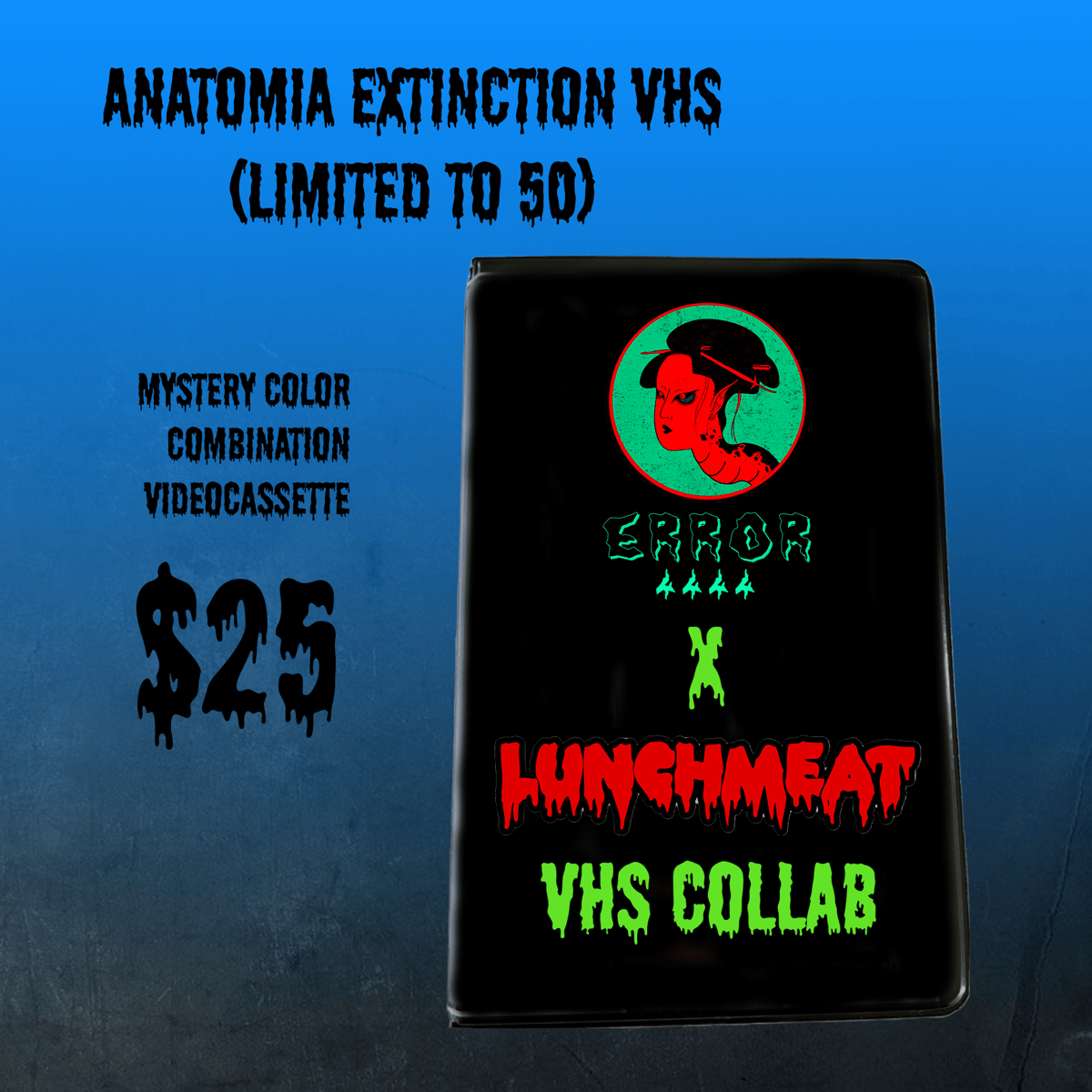 Anatomia Extinction VHS (Limited to 50) | Error 4444