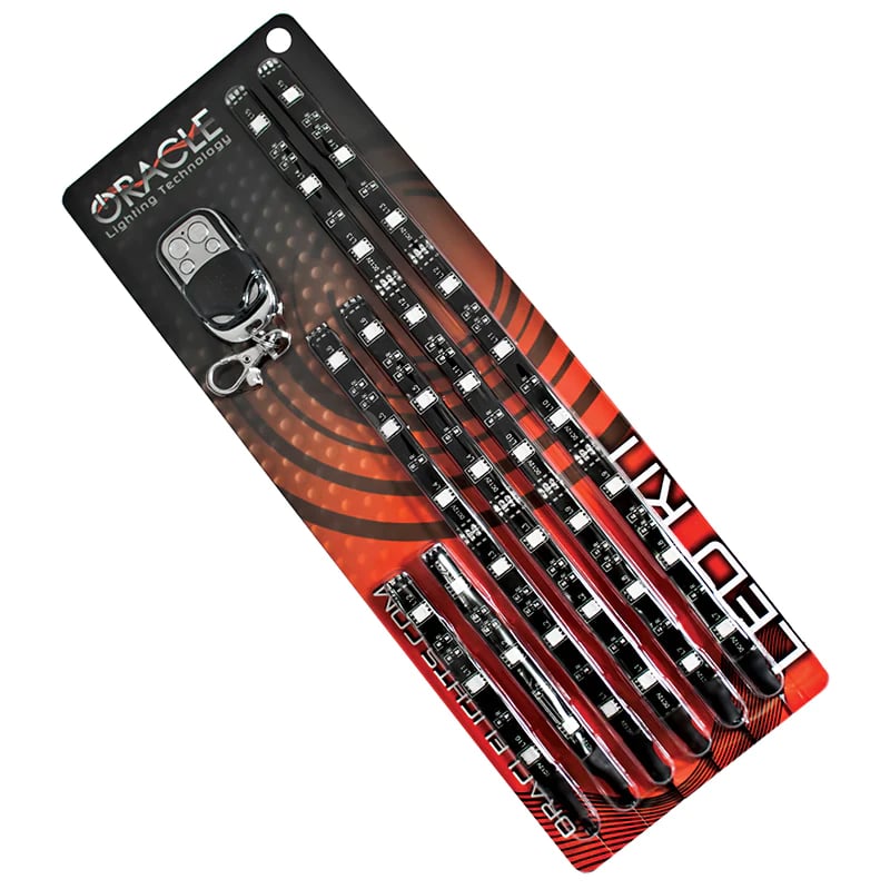 #ORACLE LED FLEXIBLE STRIP LIGHTING KIT WITH WIRELESS REMOTE COLOR ...
