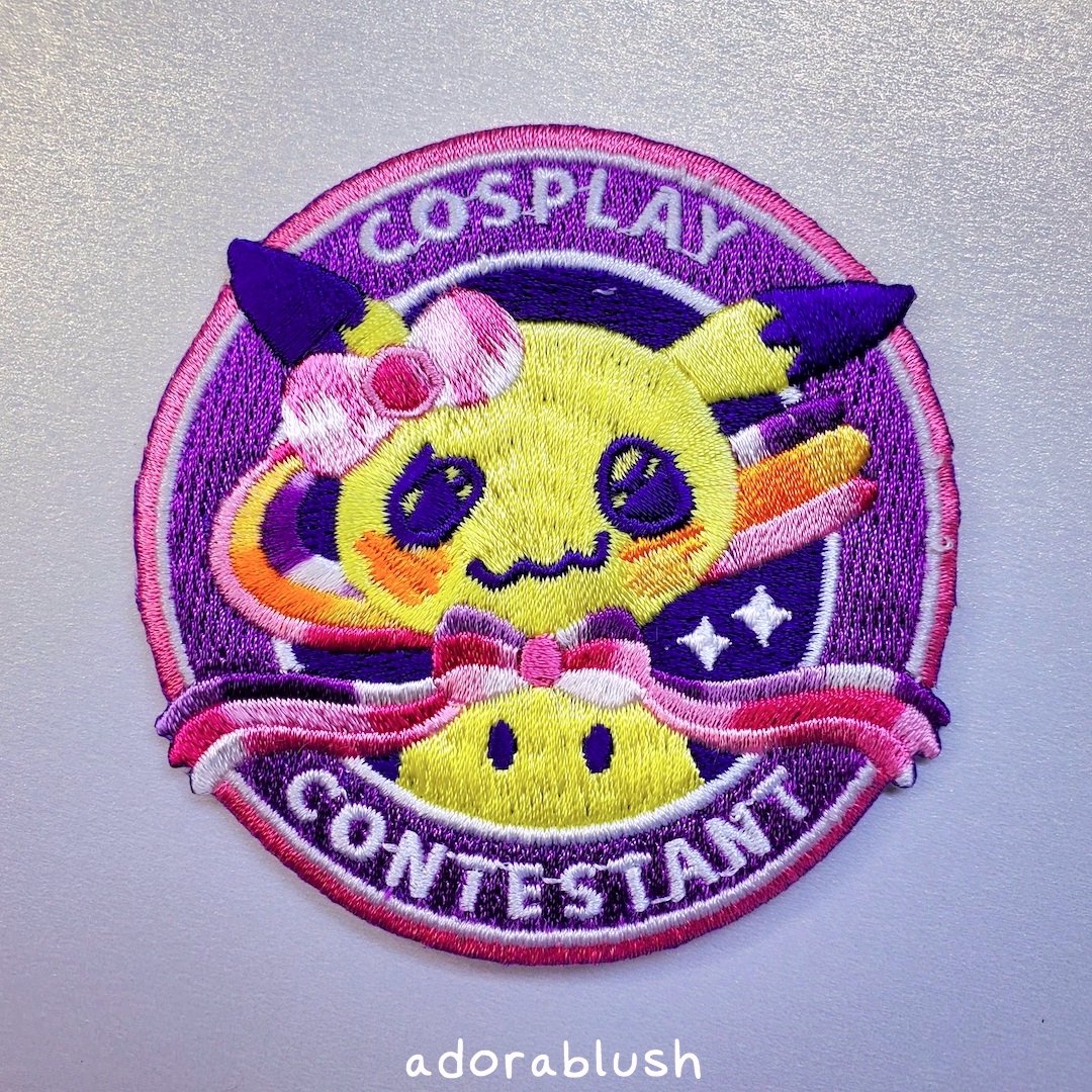 "Cosplay Contestant" - Embroidered Patch | adorablush