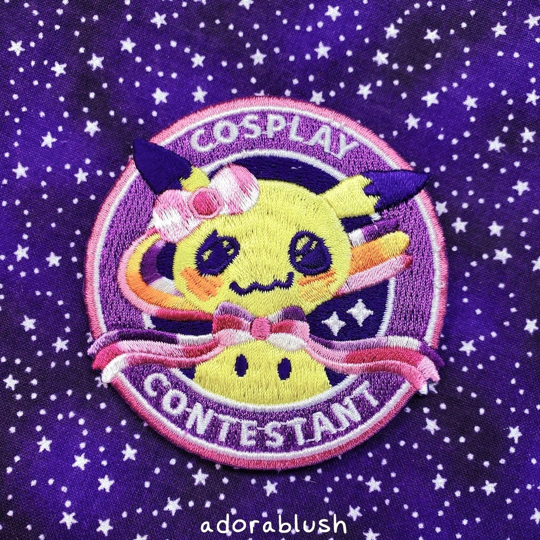 "Cosplay Contestant" - Embroidered Patch | adorablush