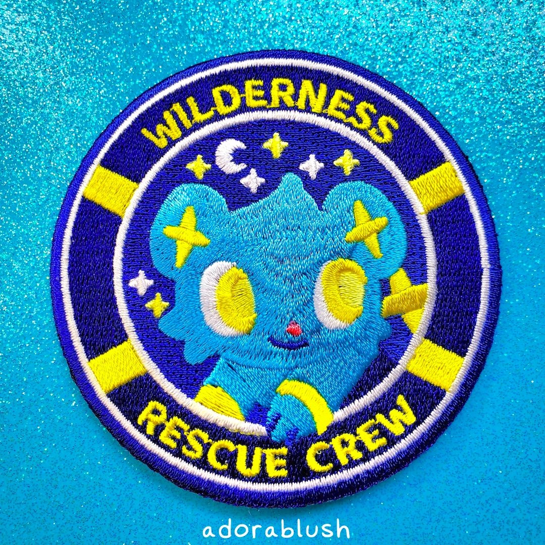 "Rescue Crew" - Embroidered Patch | adorablush