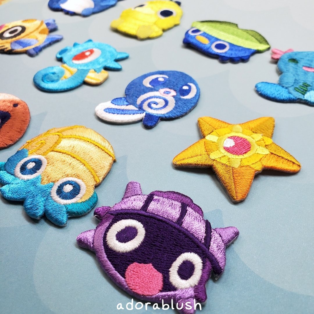 Water-Type Bundle [12 Patches] | adorablush