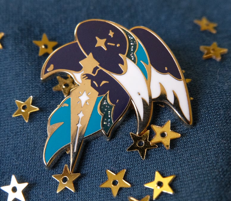 Dagger Magpie - Enamel Pin | 13magpies