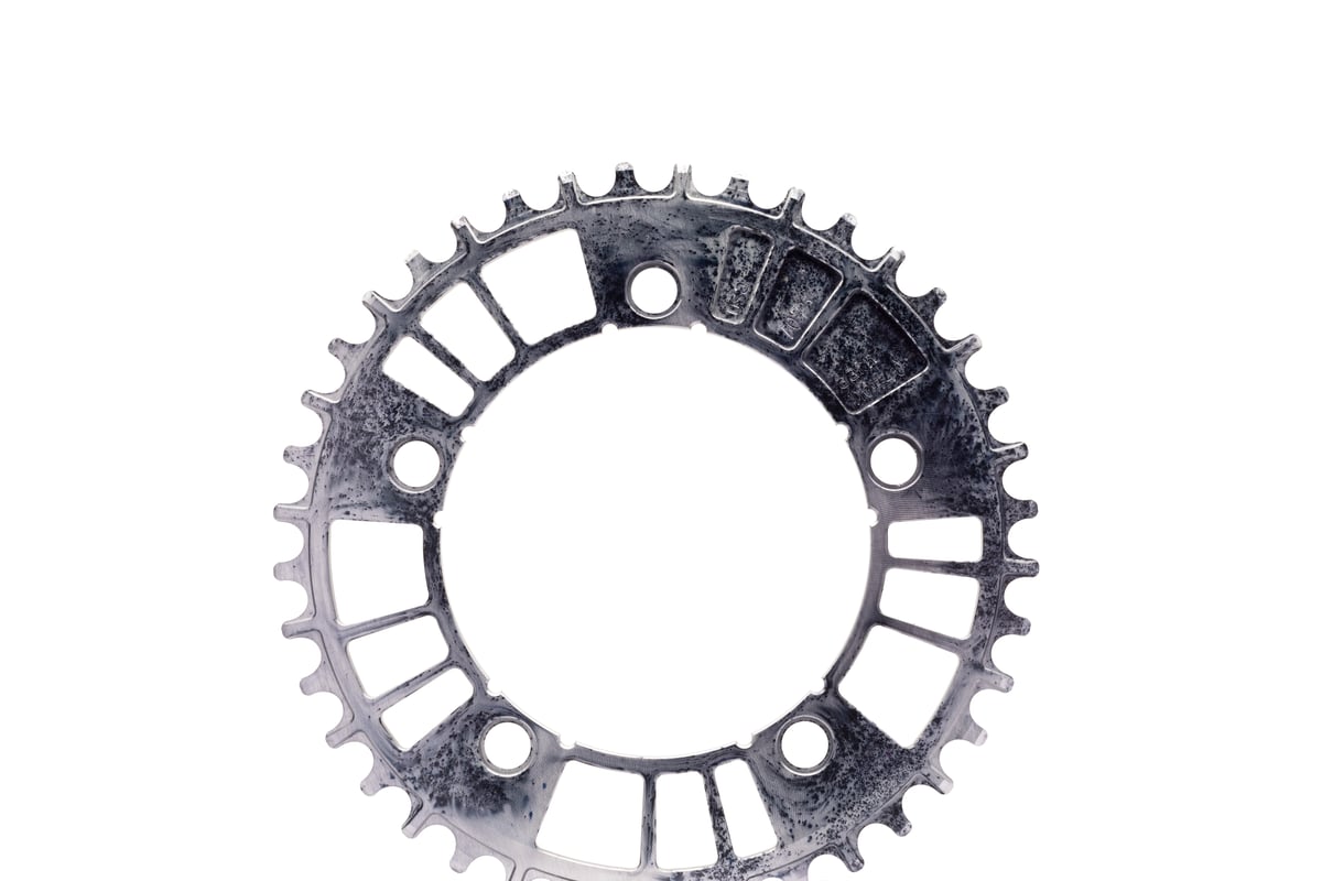 110#38/40/42 "acid contrast" 1x 12-Speed Chainring (110BCD//38/40/42 ...