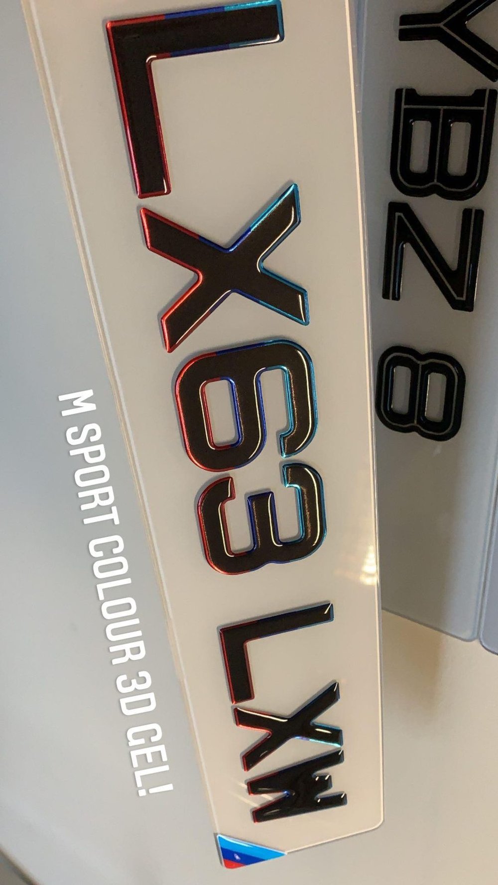 60MM 3D GEL PLATE - MSPORT OUTLINE -METRO FONT | Clean Freak Plates