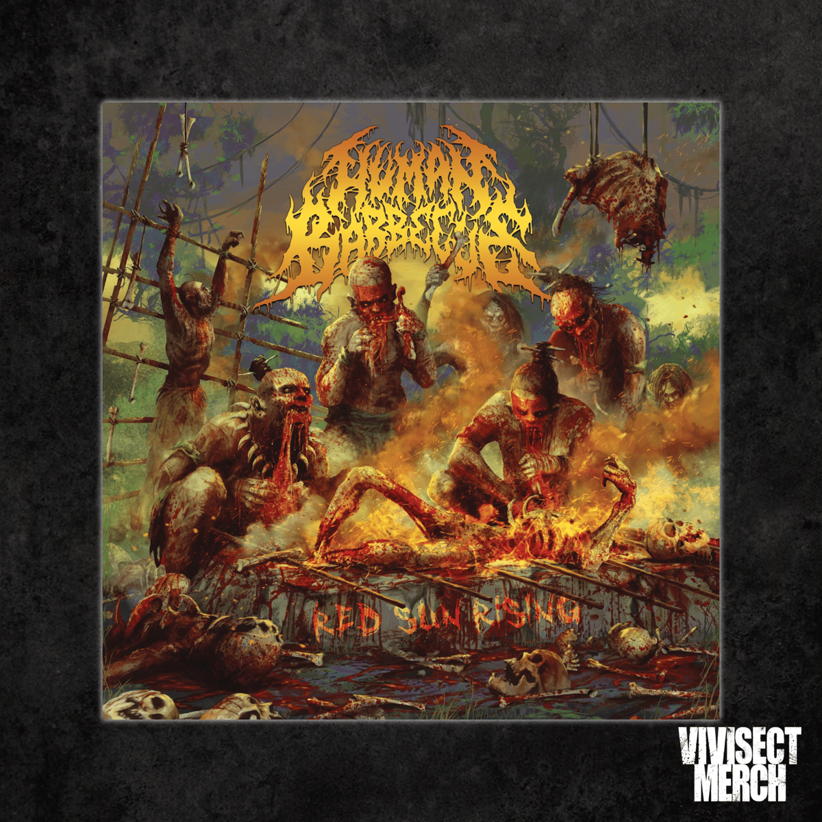 Human Barbecue "Red Sun Rising" CD / Vivisect Merch