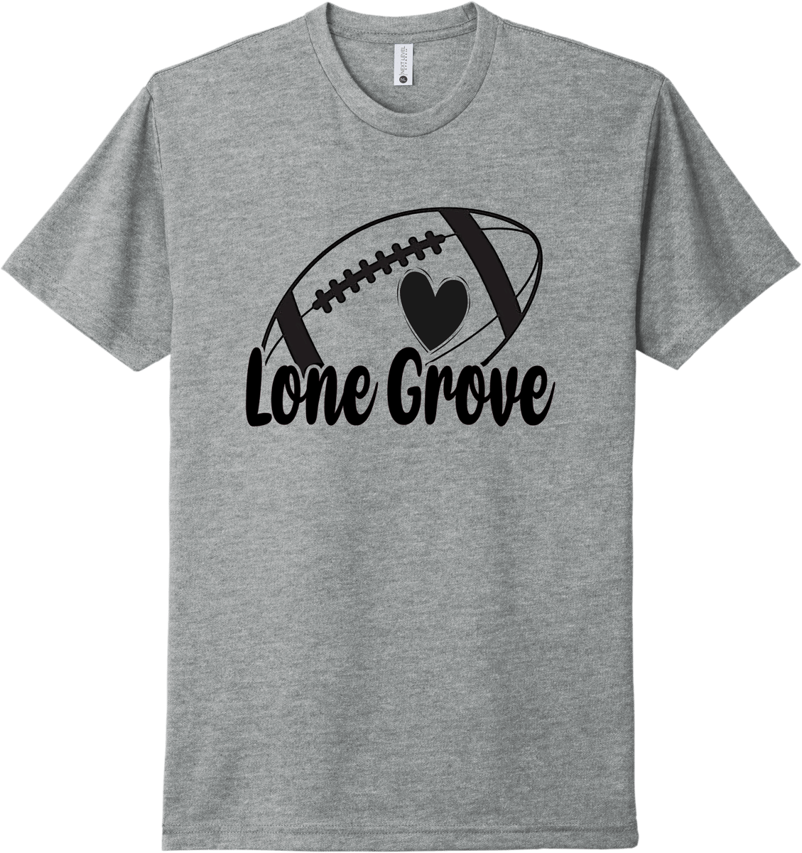 Lone Grove football with heart | HogHeadDesigns