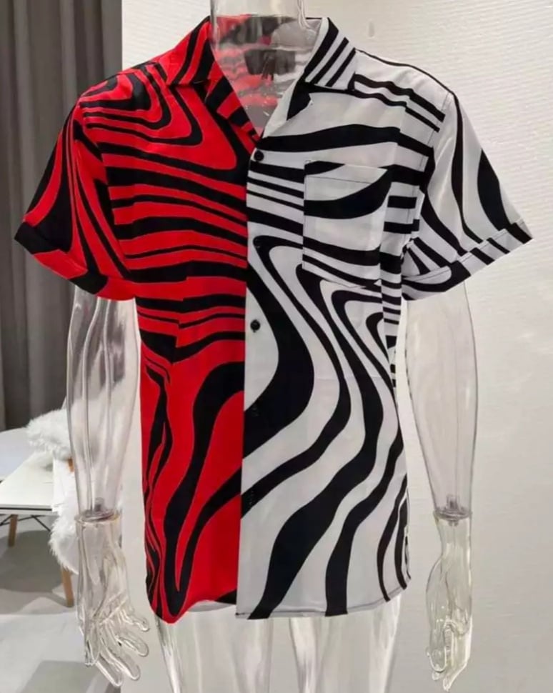 ColorBlock Button Up Shirt V2 | Positive Vibe Tribe