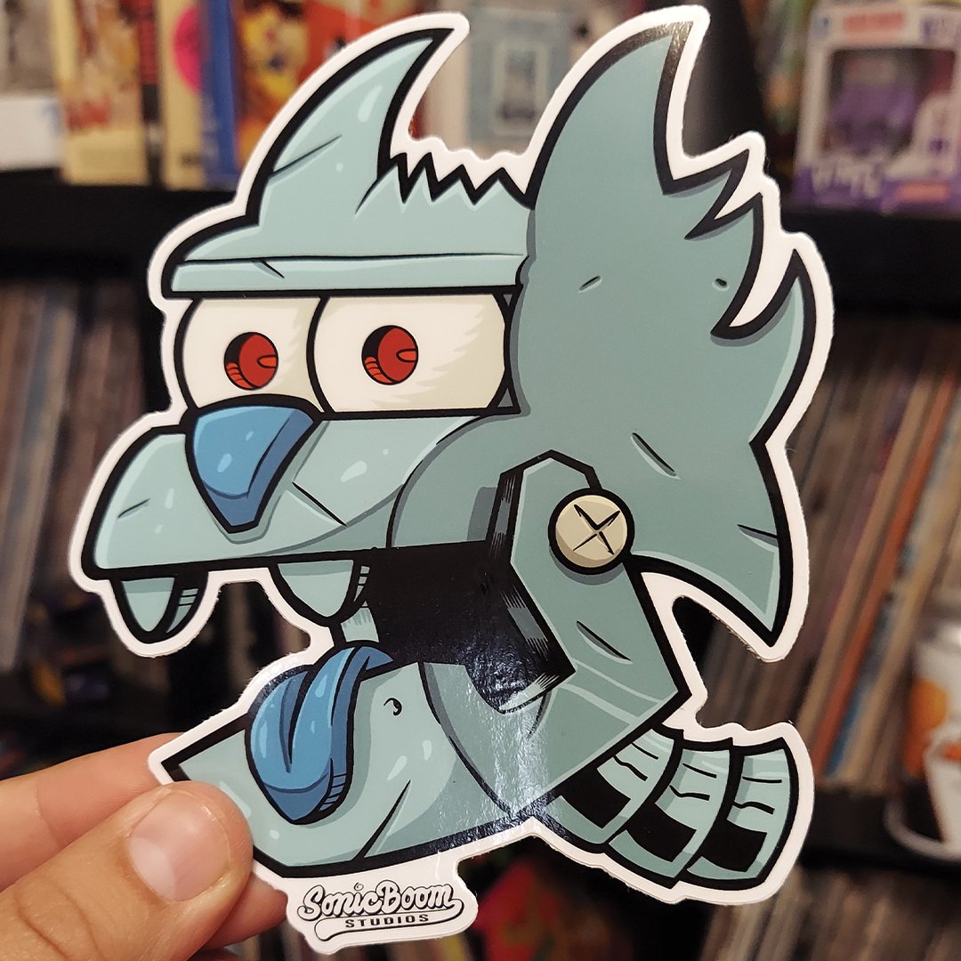 Simpsons Robot Scratchy 5 Inch Sticker | SonicBoom Studios