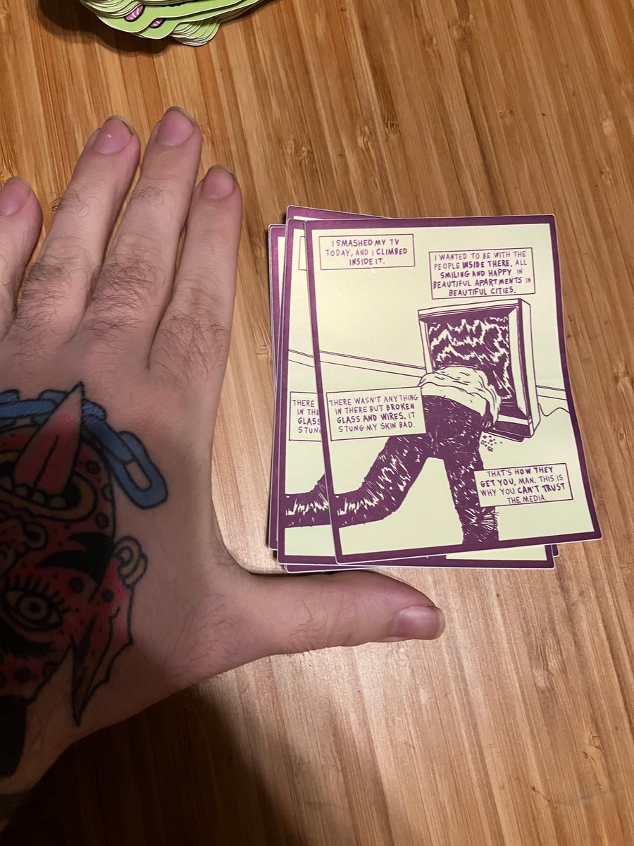 inside tv sticker | Rory Blank's Cool Shirt Zone