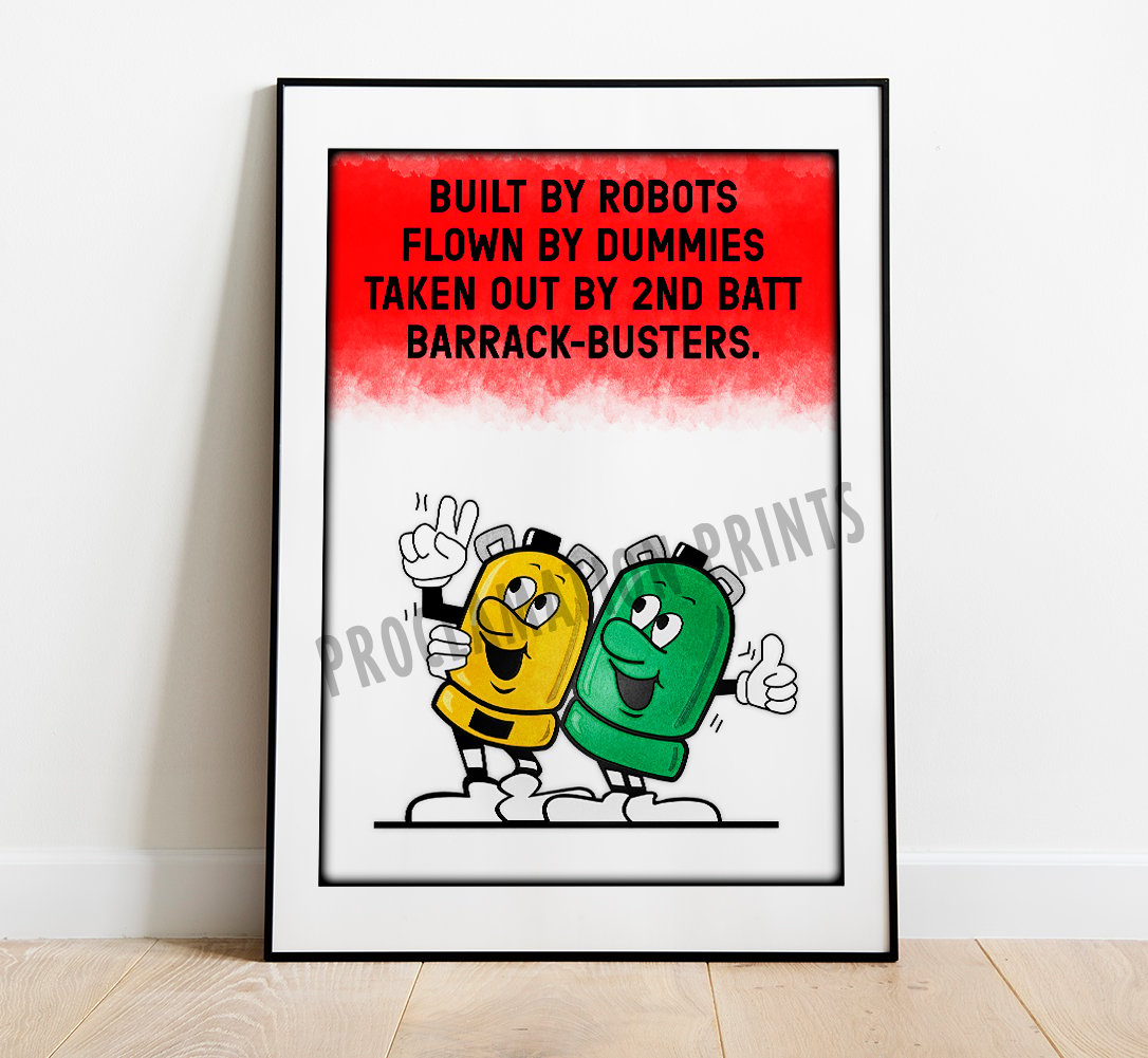 Barrack Busters A3 Print. | Proclamation Prints