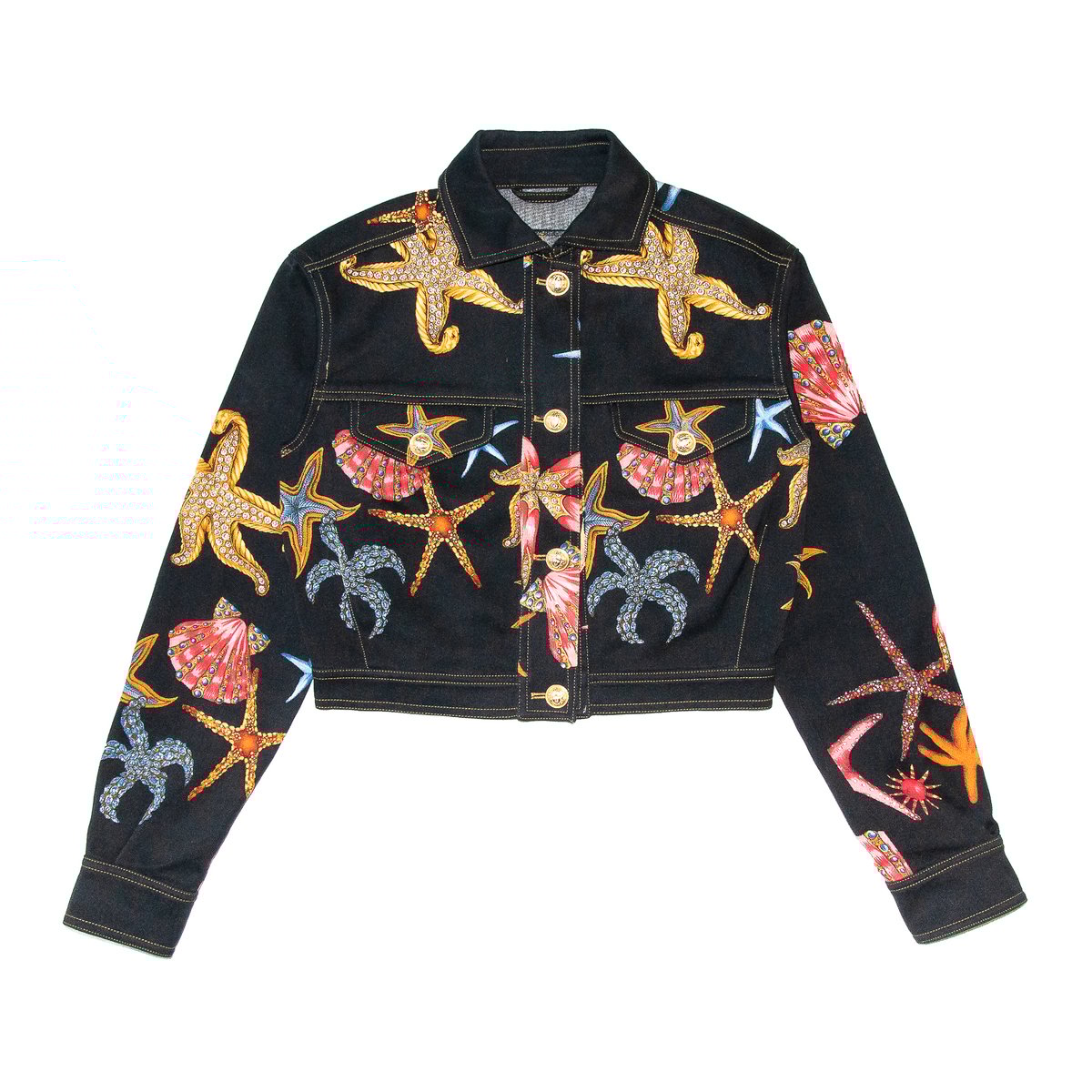Gianni Versace 1992 Tresor De La Mer Runway Seashells Jacket † Ruder ...