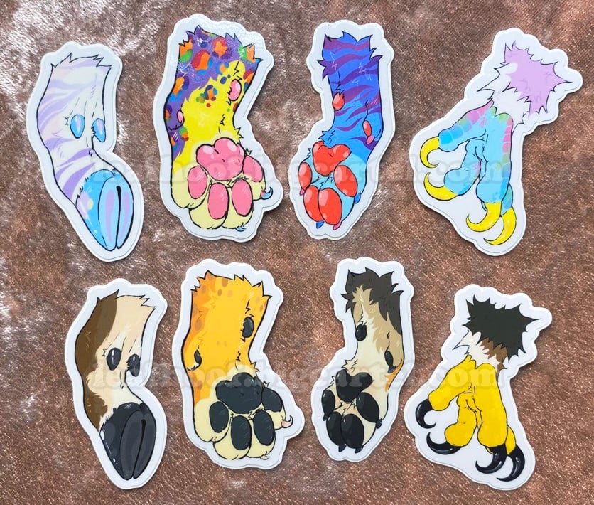 Paw Stickers | Solomon Fletcher