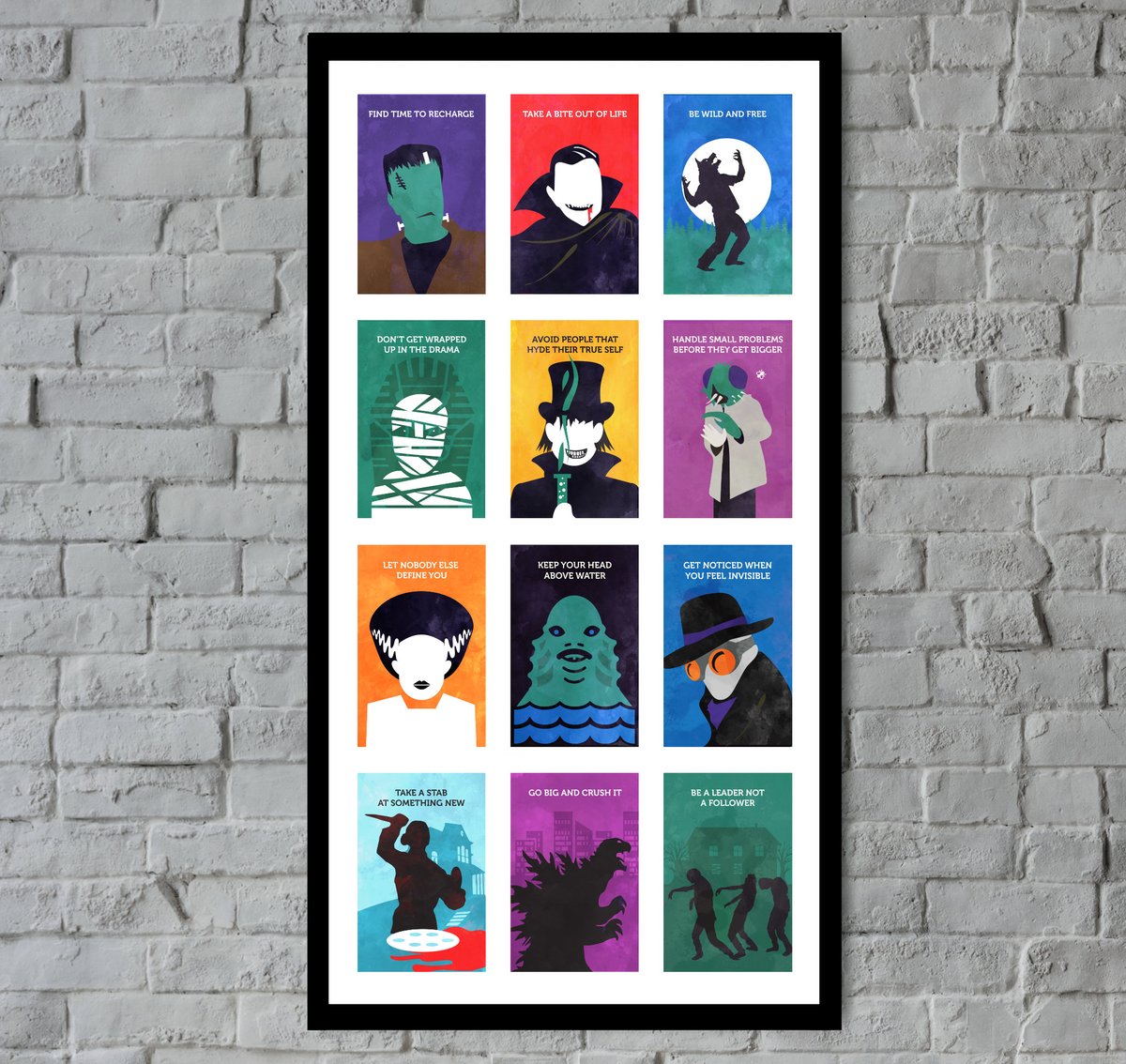 Horror Movie Motivational Print #3 | screamprints