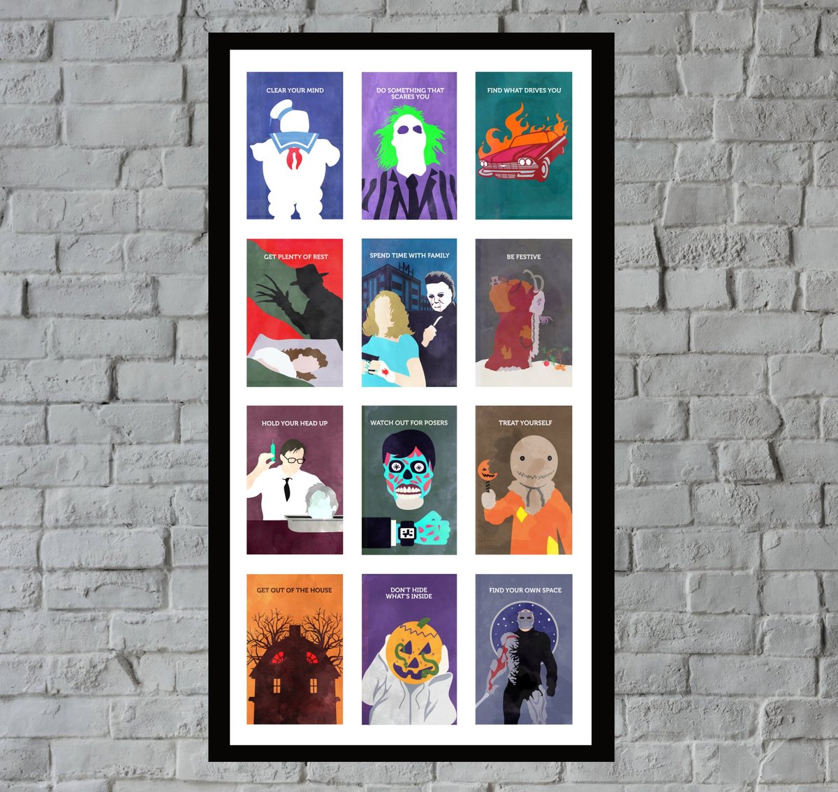 Horror Movie Motivational Print #4 | screamprints