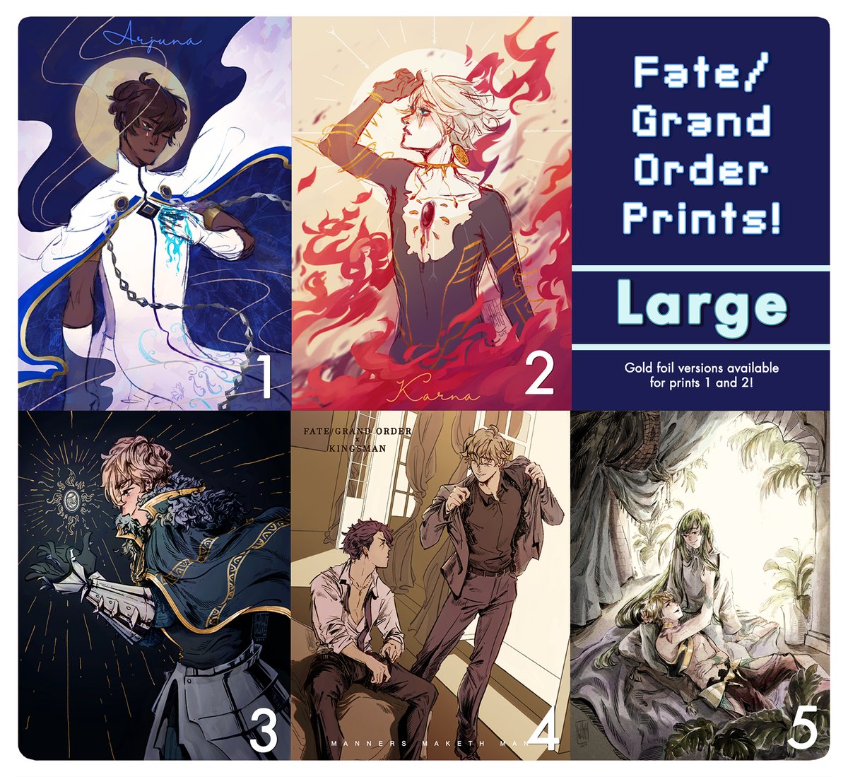 Fate/Grand Order Prints | waveoftheocean