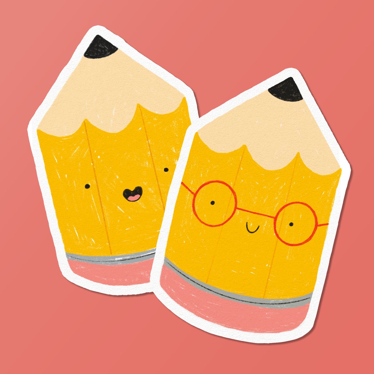 Pencil Pals Stickers | Paper JAM Studios