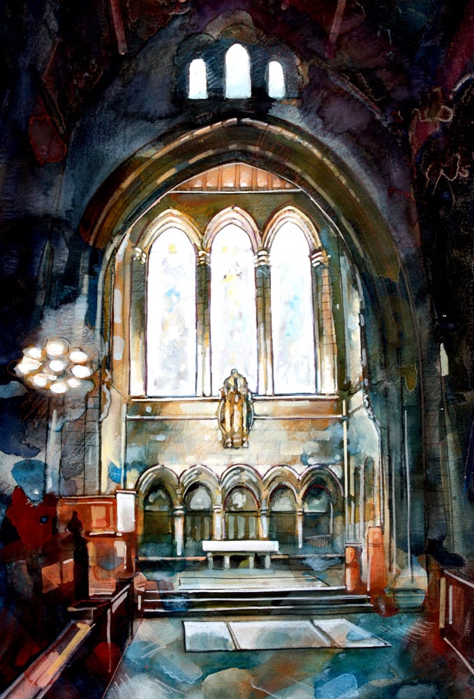 Glasgow University chapel | Bryan Evans Artist