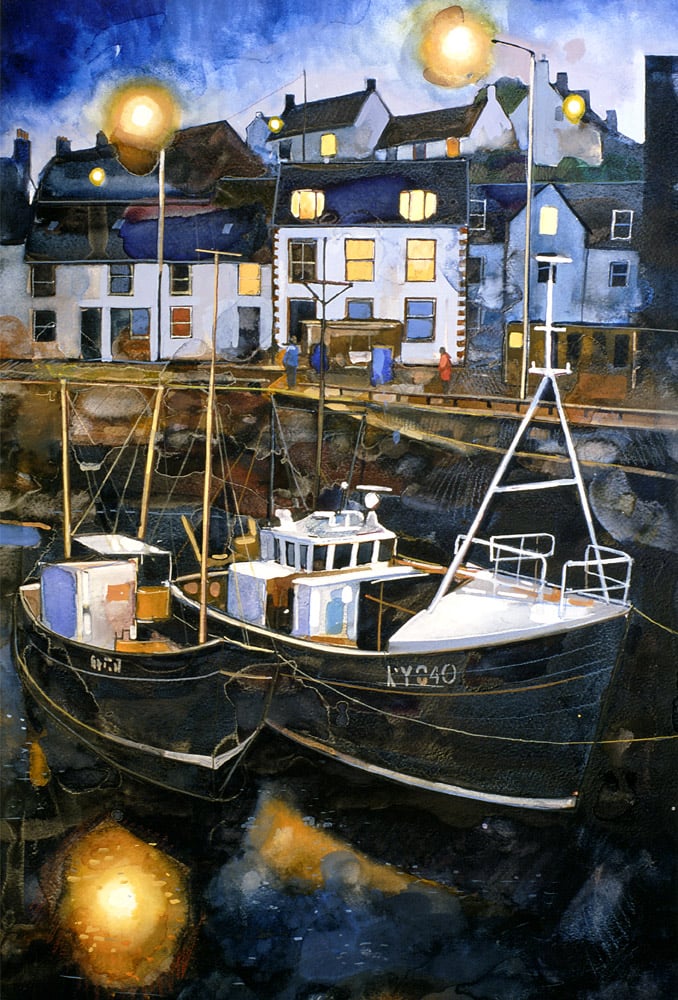 Pittenweem Dusk | Bryan Evans Artist