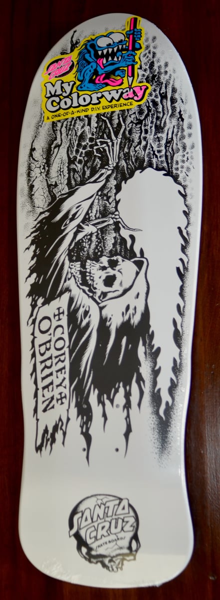 SANTA CRUZ - CORY OBRIEN REAPER MY COLORWAY SKATEBOARD DECK ...