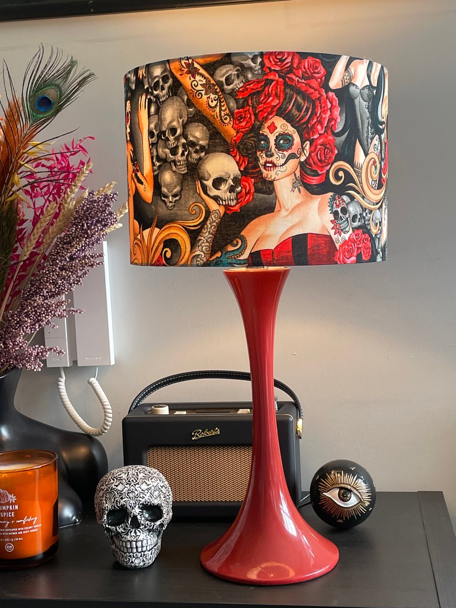 Las Elegantes Bright Smoke Shade 30cm | Lola's Lampshades