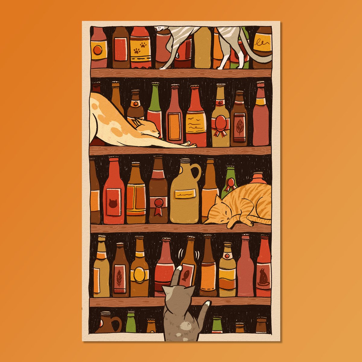 Boozy Cats | Paper JAM Studios