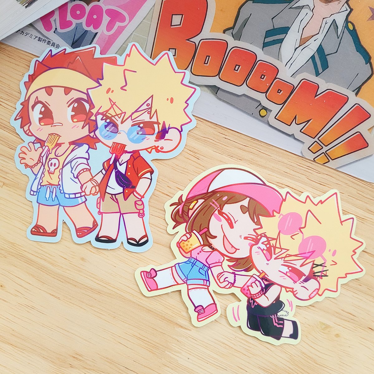 KRBK and KCHK Summer Stickers | bakaqeyama