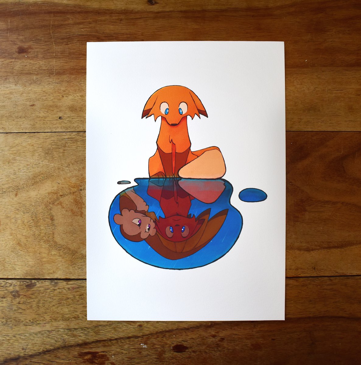 ART PRINT - REFLECTION | Sif Savery Art