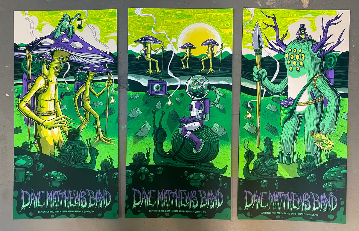 Dave Matthews Band - The Gorge Triptych 2022 - Cut Sets - Regular ...