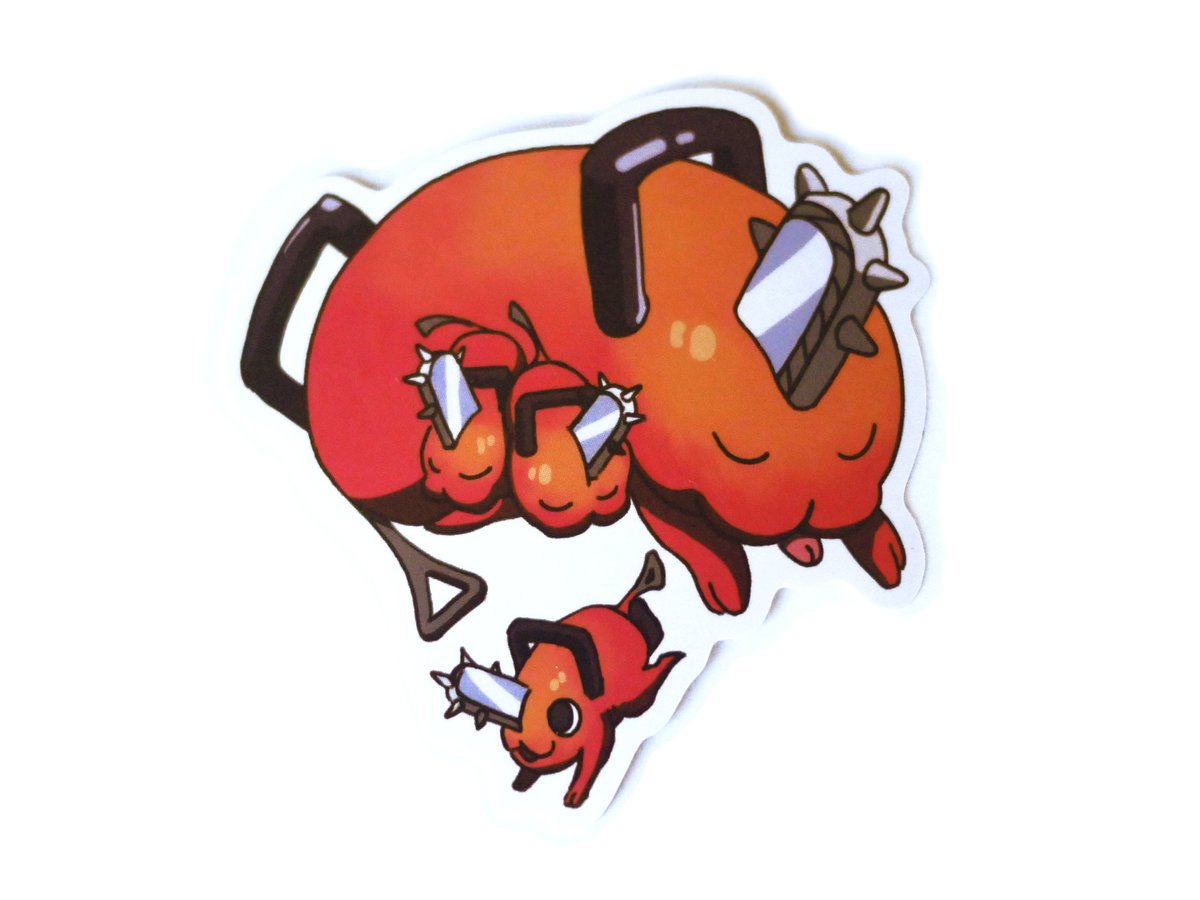 Pochita Pups Vinyl Sticker | Musubibi