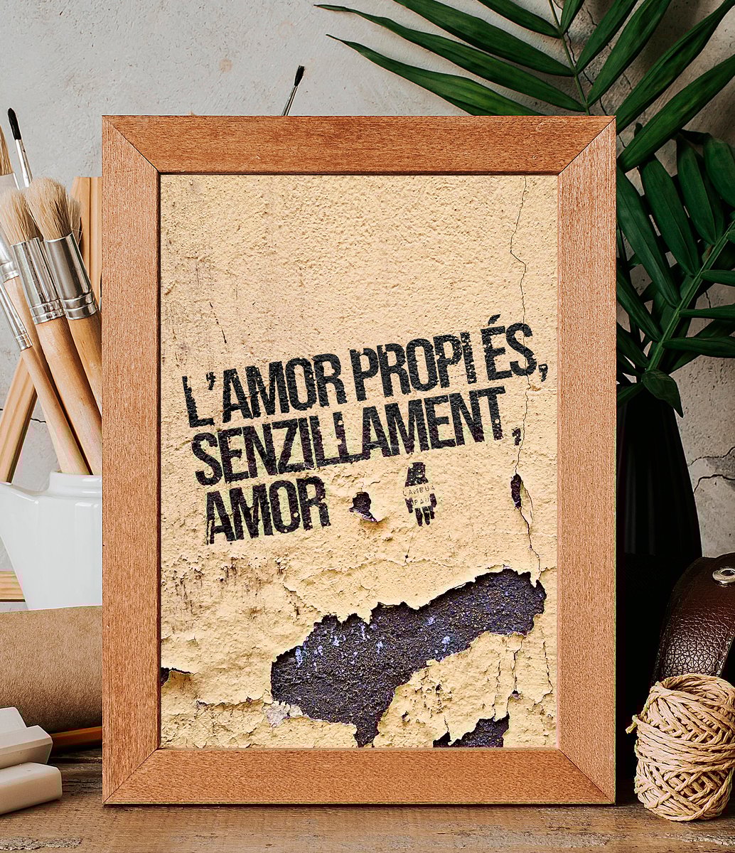 Làmina "Amor propi" | La Meua Pau