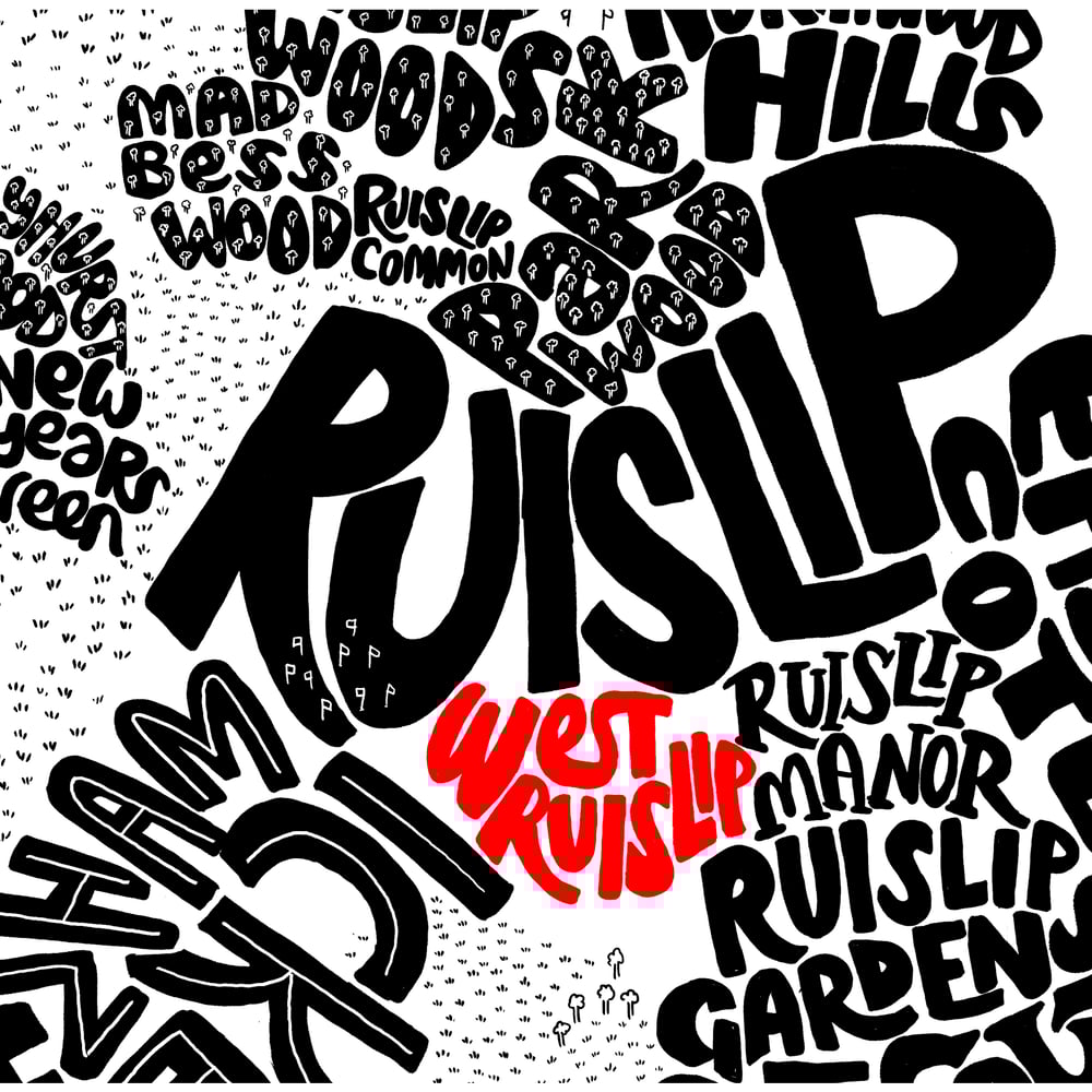 London Borough of Hillingdon - Districts Type Map | Me On The Map