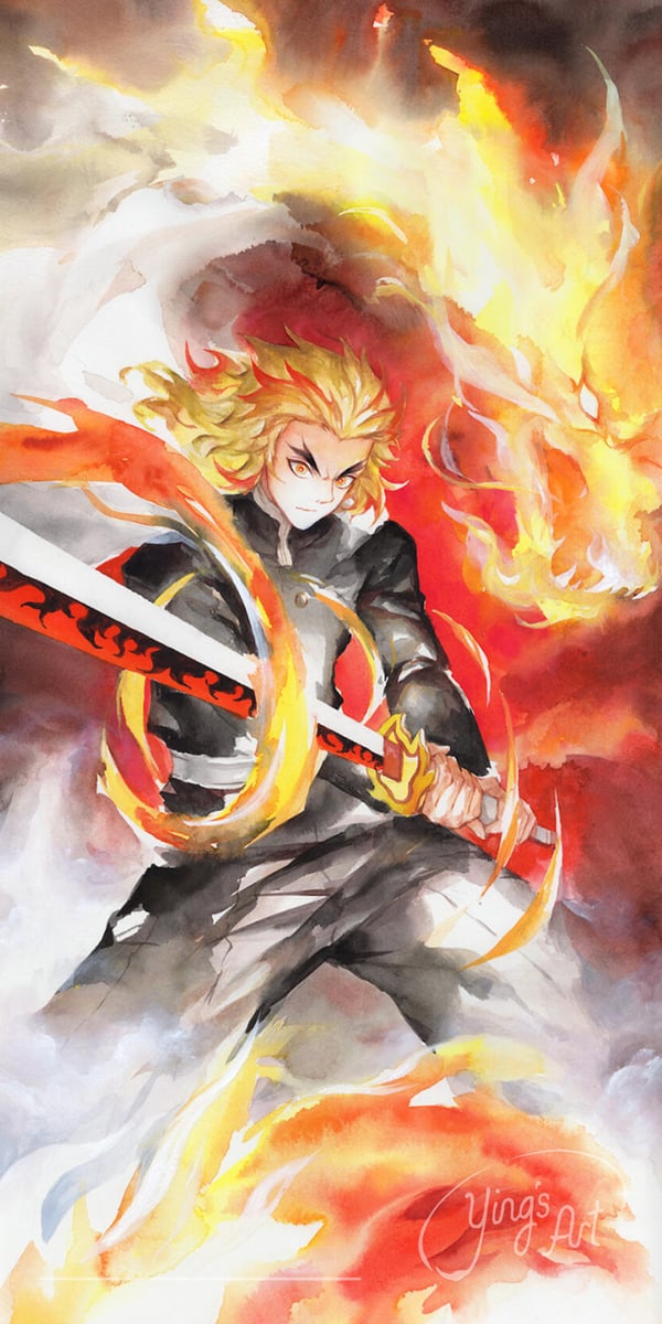 Rengoku Print | Ying's Art