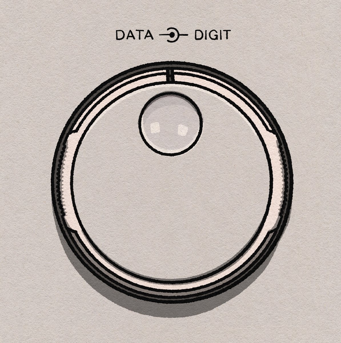 #100knobs 049/100 2000 Data/Digit Wheel POSTER | Analog Prints