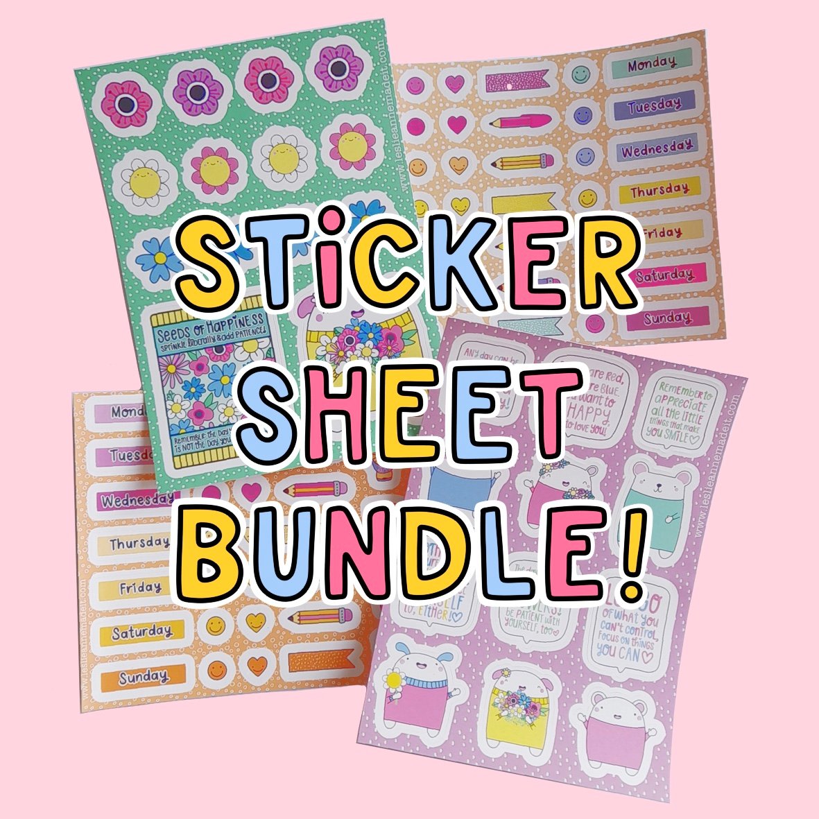 Sticker Sheet Bundle | Leslieanne Made It