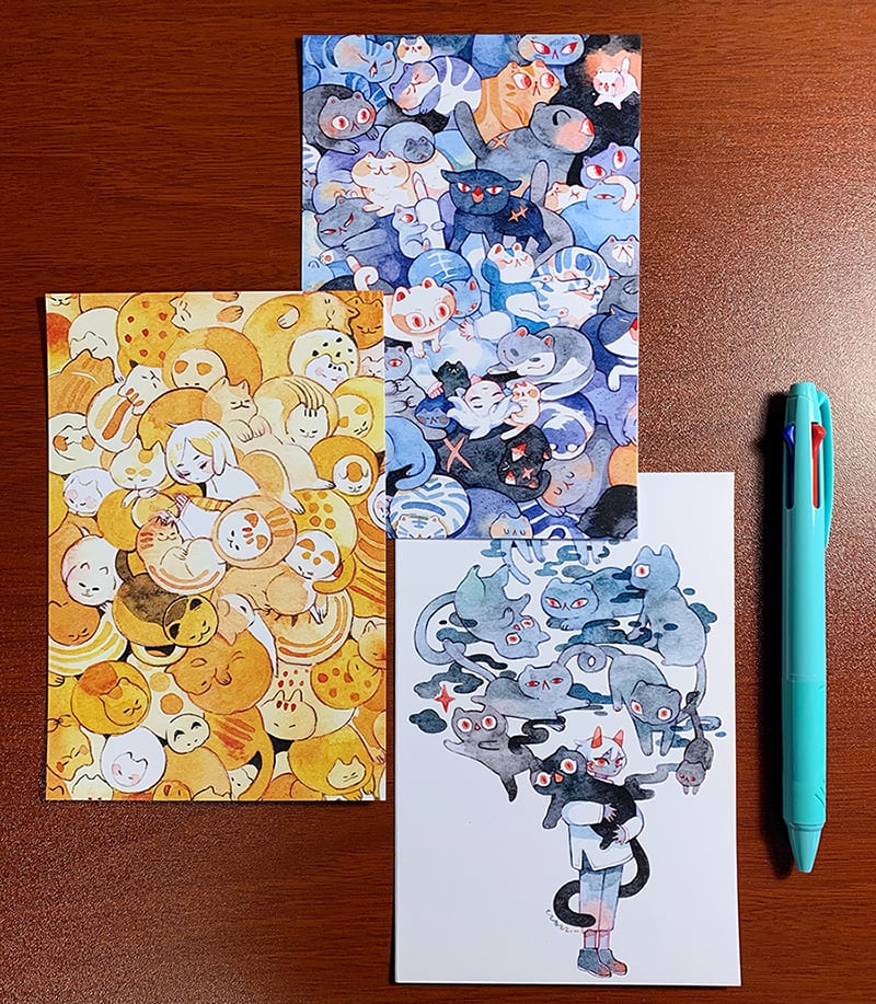 Comfy mini print set | koyamori