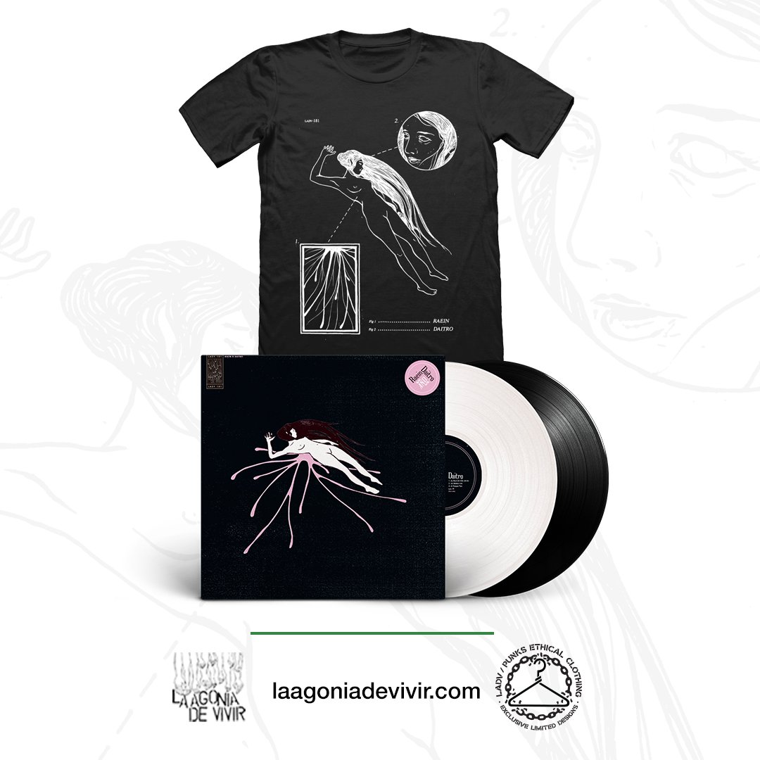 RAEIN / DAÏTRO "split" BUNDLE (Lp + Tshirt) / La Agonía de Vivir