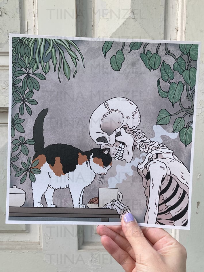 Calico cat friend | tiina menzel