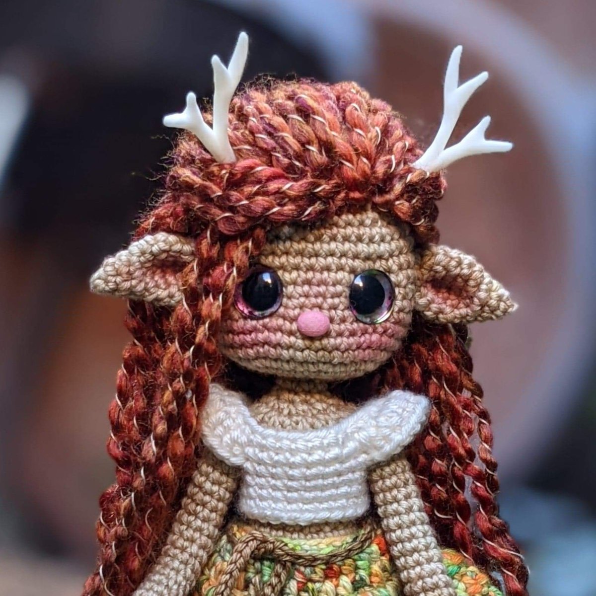 Fuzzy Fawn Noses | Darkside Crochet