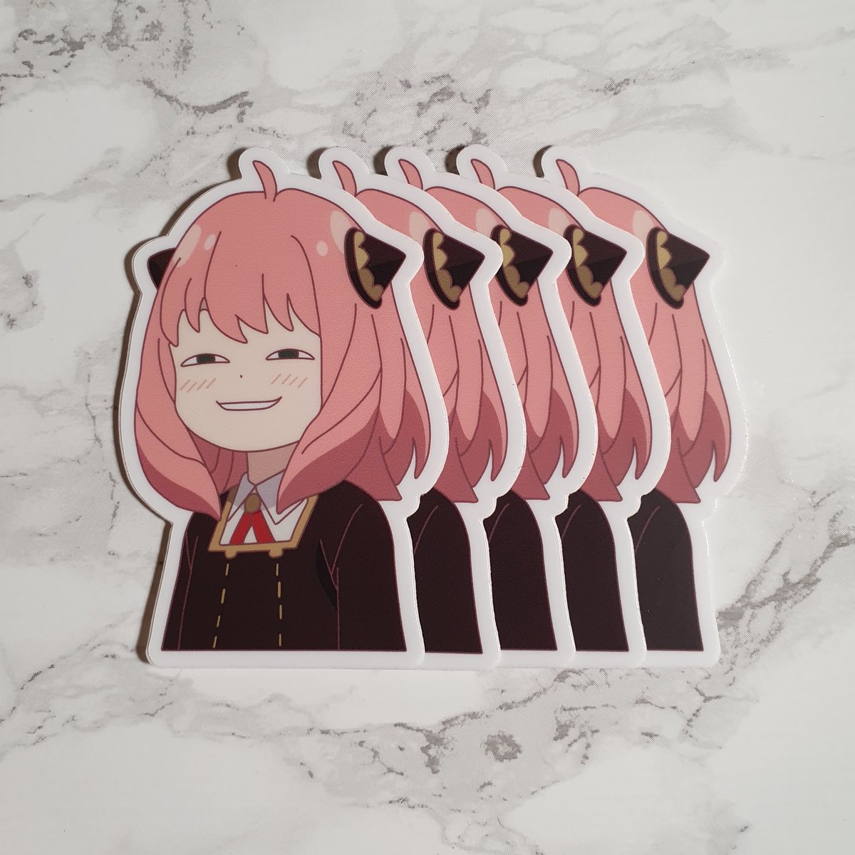 Smug Anya Sticker | Koneko Shop