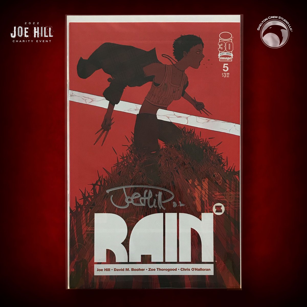 JOE HILL 2022 CHARITY EVENT 10: "Rain" #5 | Skelton Crew Studio