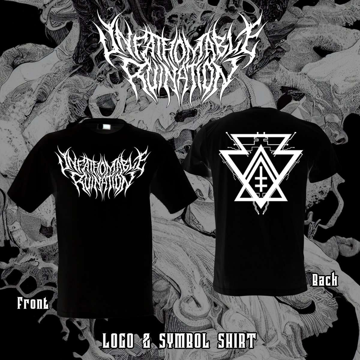 Logo Tee, Black | Unfathomable Ruination Official Store