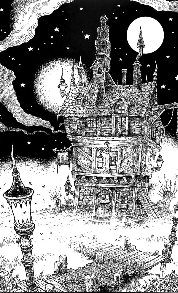 The Harbour Entrance | Gary Chalk Fantasy Prints