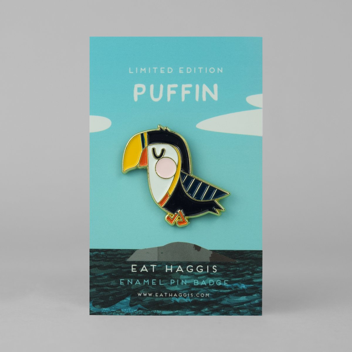 Puffin ( Limited Edition Pin Badge) | Eat Haggis
