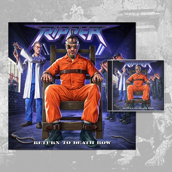 RIPPER "RETURN TO DEATH ROW" SIGNED CD EP + SIGNED 12X12 INCH POSTER ...