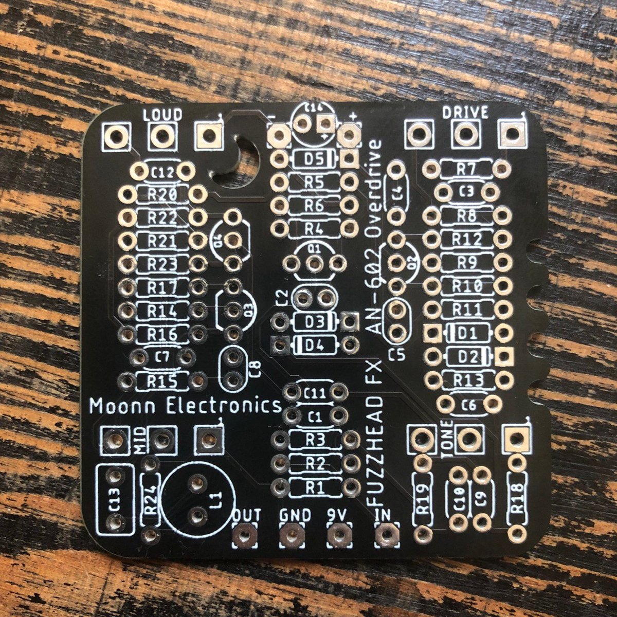 FUZZHEAD FX AN-602 Overdrive | Moonn Electronics