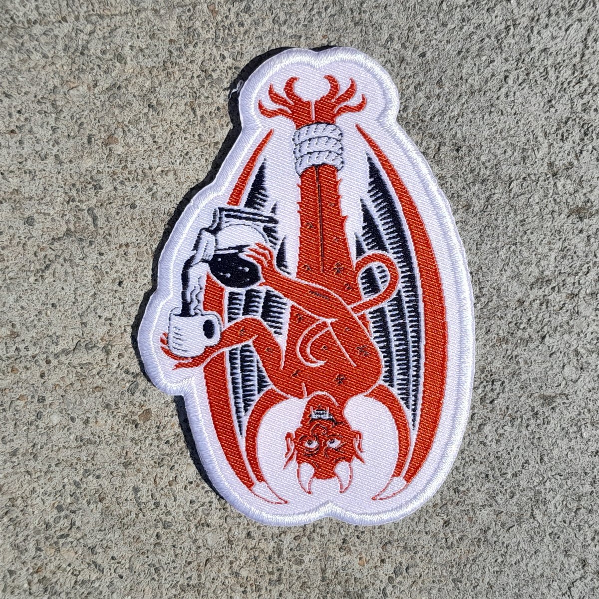 Hanging Coffee Demon Patch | Secret Headquarters
