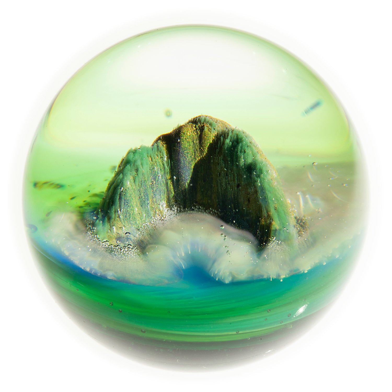 Desert Island marble 8-2022 / universe marbles